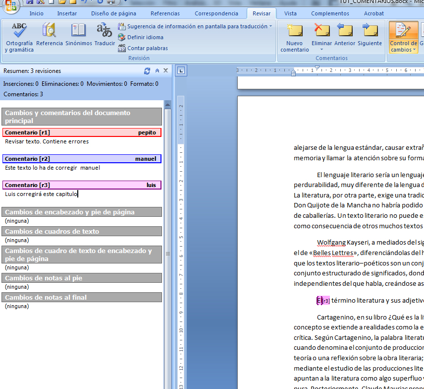WORD: WORD_TUT_07_marcadores y comentarios