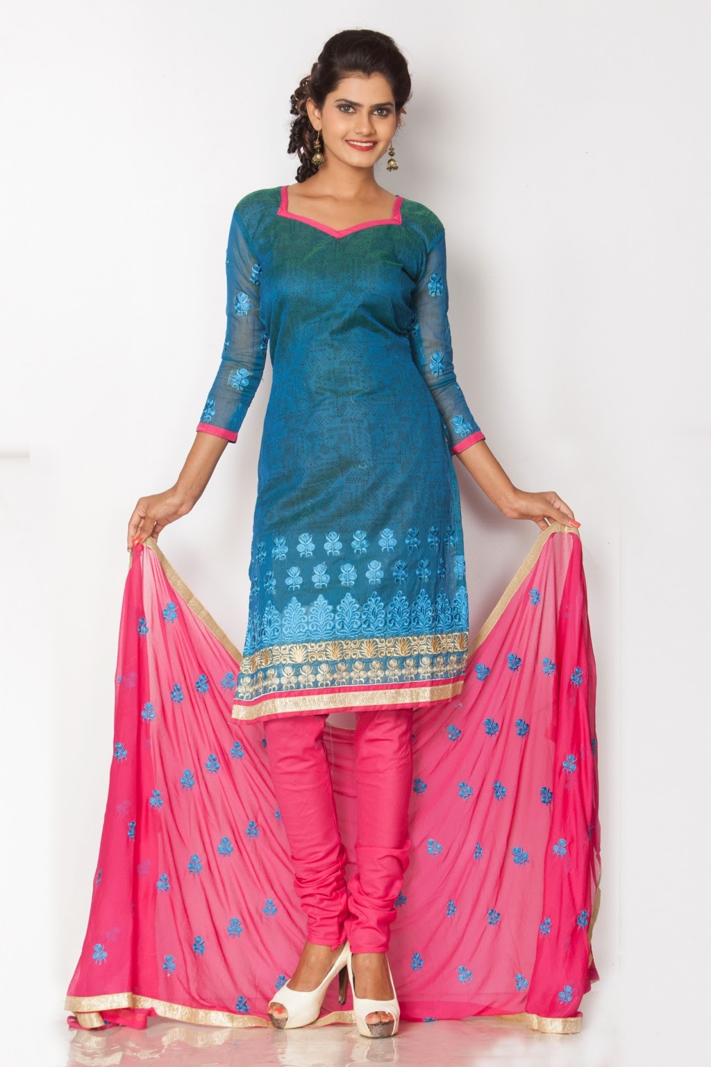 Buy Anarkali Salwar Suits and Salwar Kameez Online India: Cotton ...