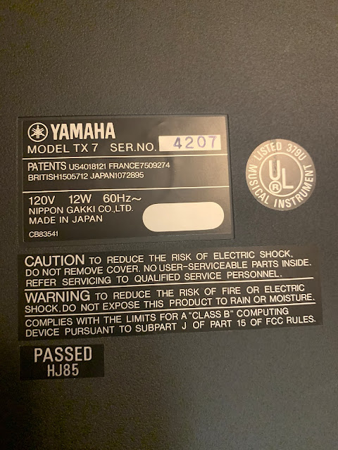 MATRIXSYNTH: Yamaha DX7 with Two TX7 Modules