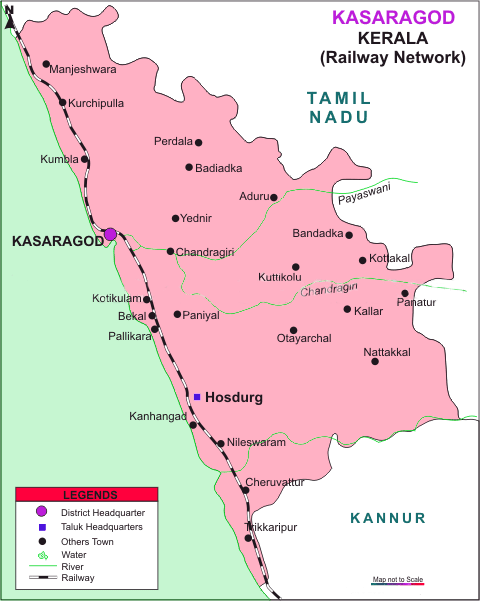 Rail-Map-india: Kasaragod railways map