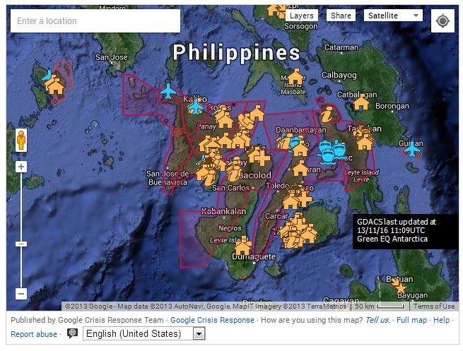 Active Care EMS: Path of Typhoon YOLANDA (HAIYAN)