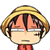 one piece luffy ~ emoticons , emoji