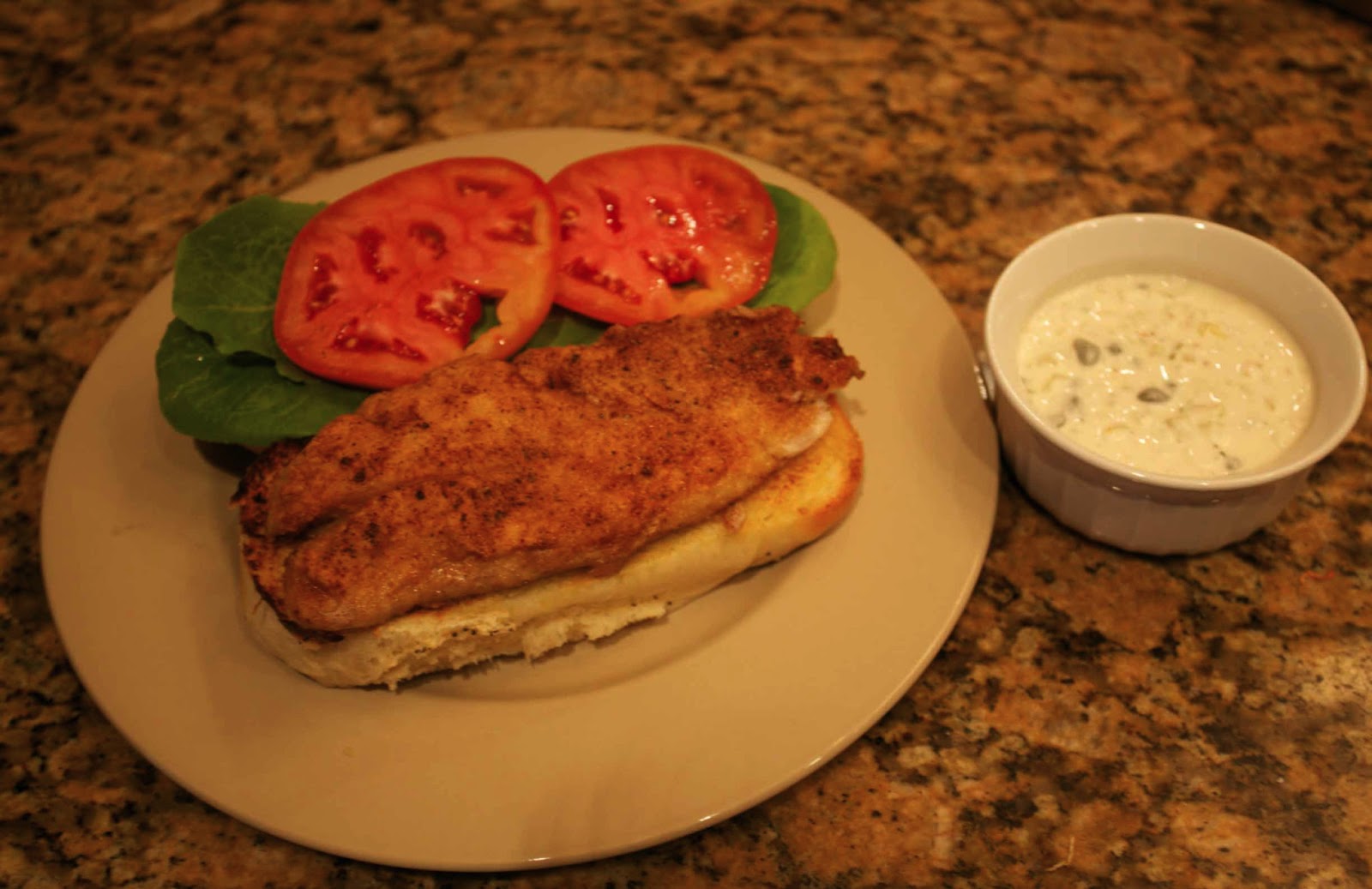 Red Snapper Fish Sandwiches