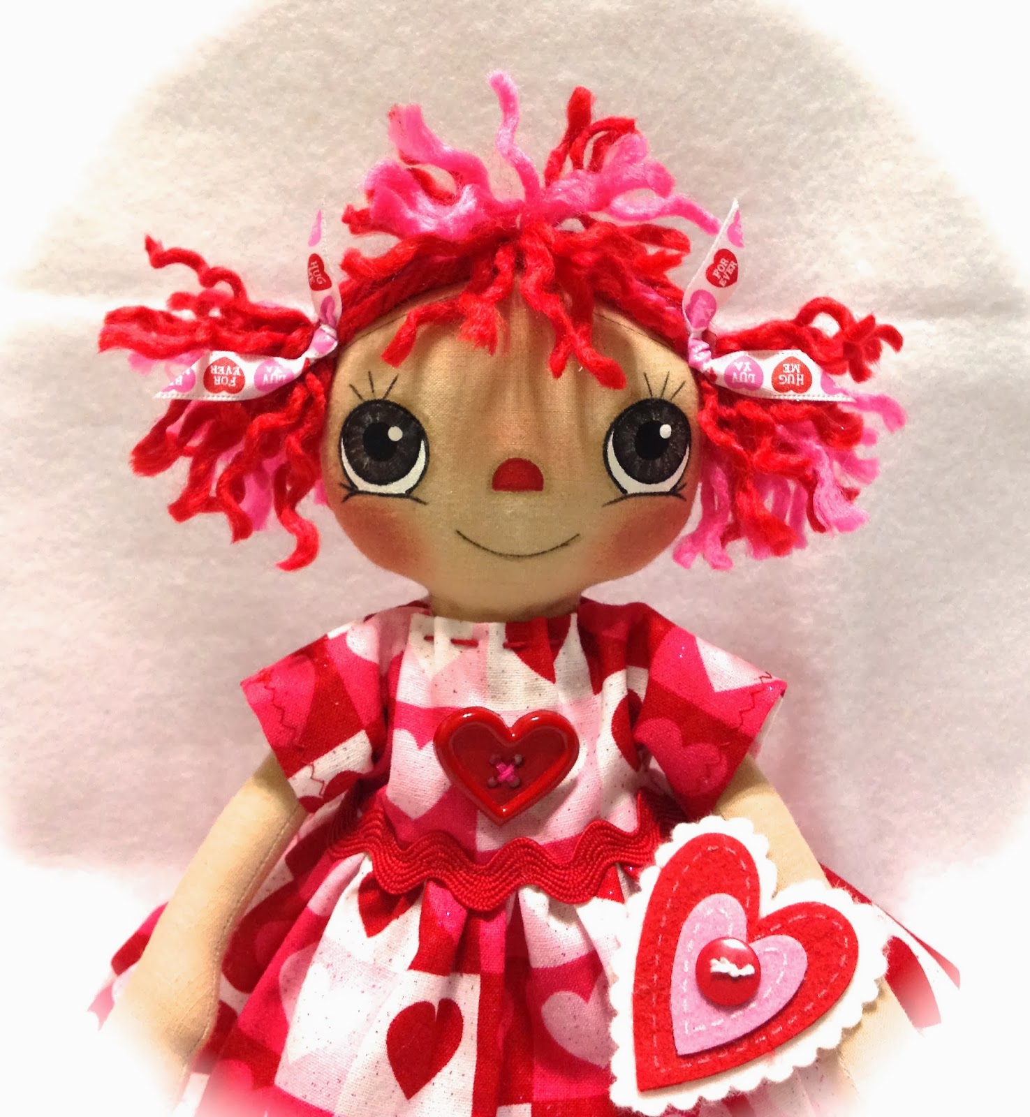 Cotton Candy Dolls: Valentine Rag Dolls 2014