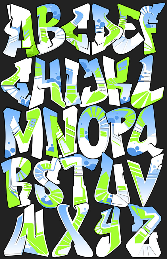 Graffiti Font - Vault | urban calligraphy