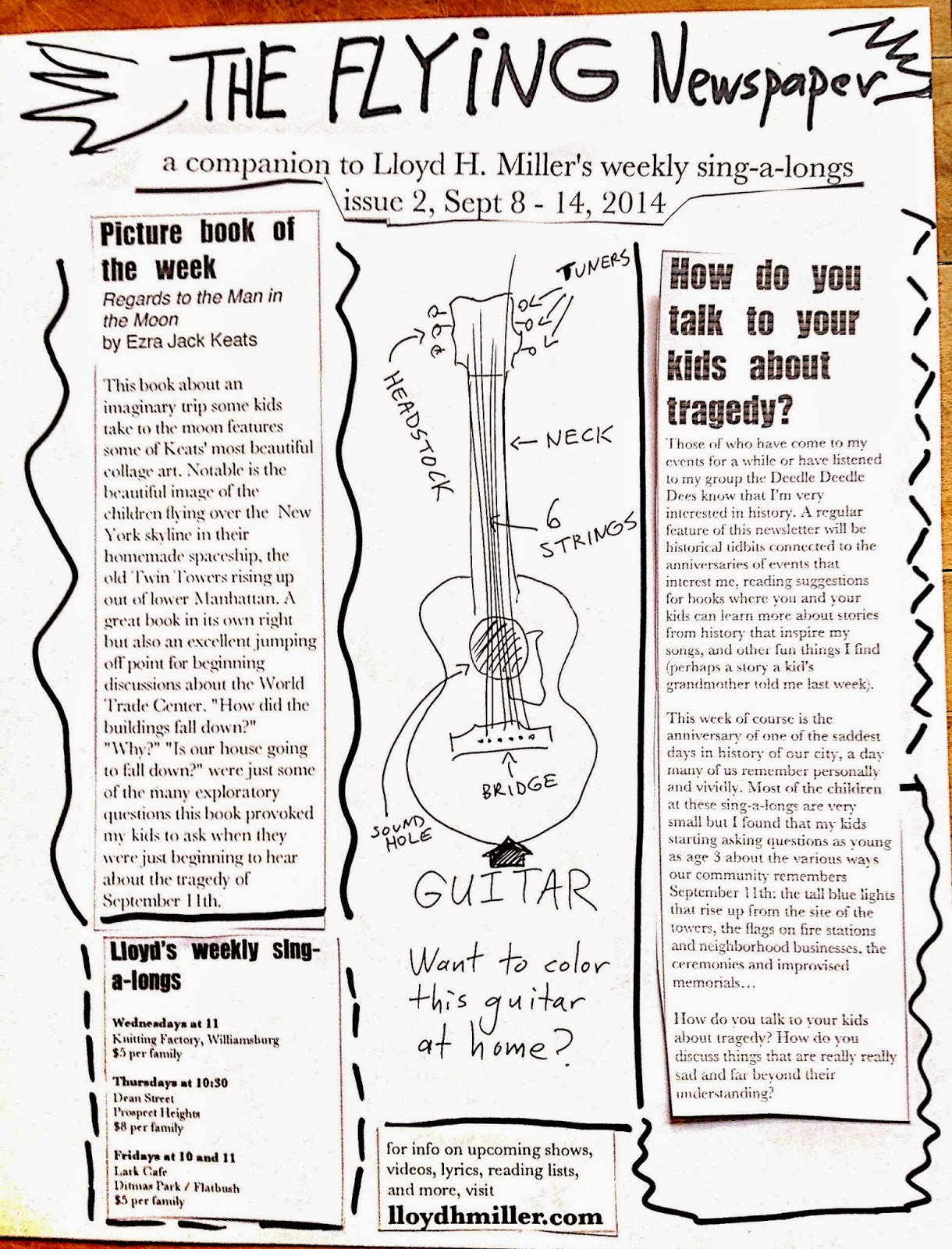 Lloyd H. Miller: The Blog: The Flying Newspaper issue 2