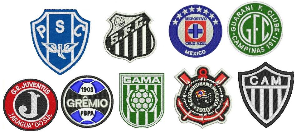 PONTO1 BORDADOS: ESCUDOS DE TIMES - CONFECCIONAMOS EM DIVERSOS TAMANHOS ...