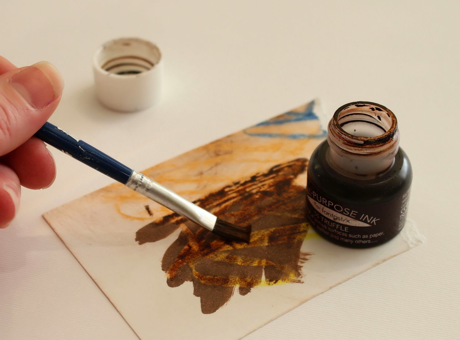 All Purpose Ink Wax Resist Technique. - imagine the possibilities