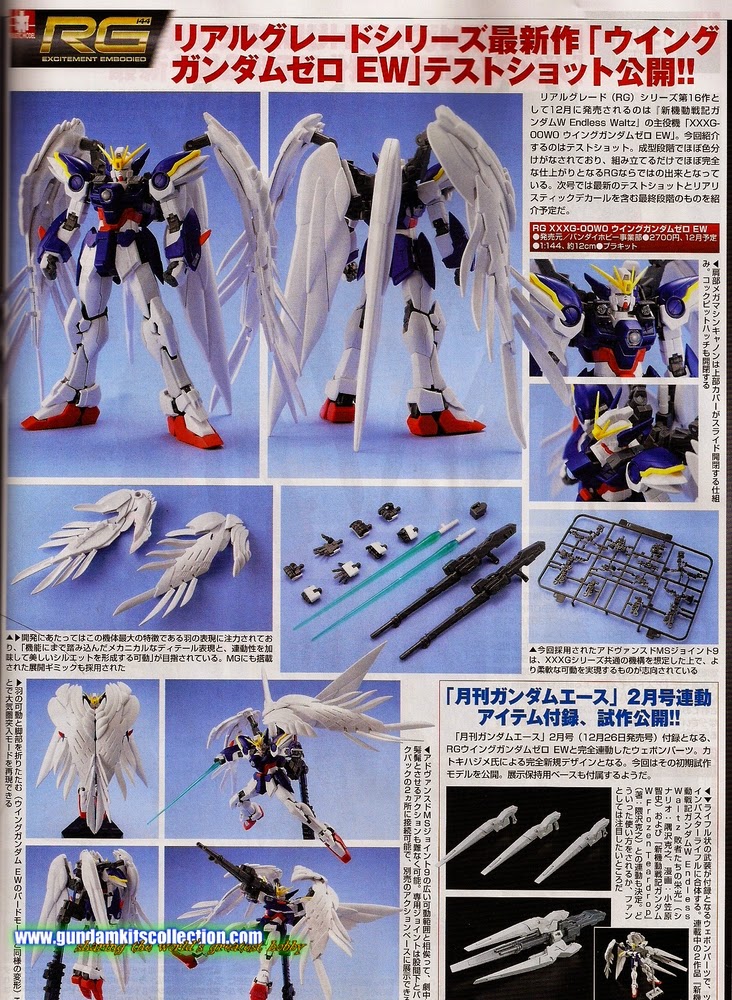 RG 1/144 Wing Gundam Zero Custom EW - Release Info, Box Art and Official Images