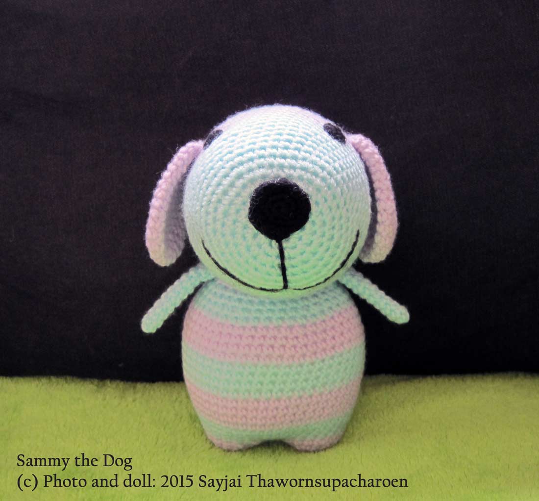 Sammy the Dog - Sayjai Amigurumi Crochet Patterns and Crochet Kits~ K ...