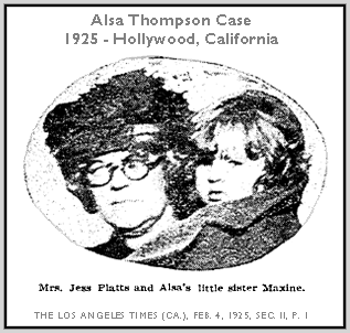 Female Serial Killer Index: Alsa Thompson - The Los Angeles Times ...