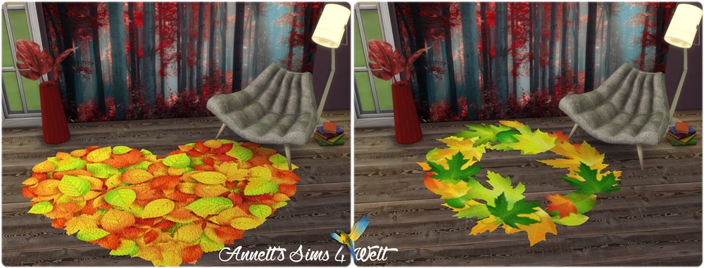 Annett's Sims 4 Welt: Autumn Rugs