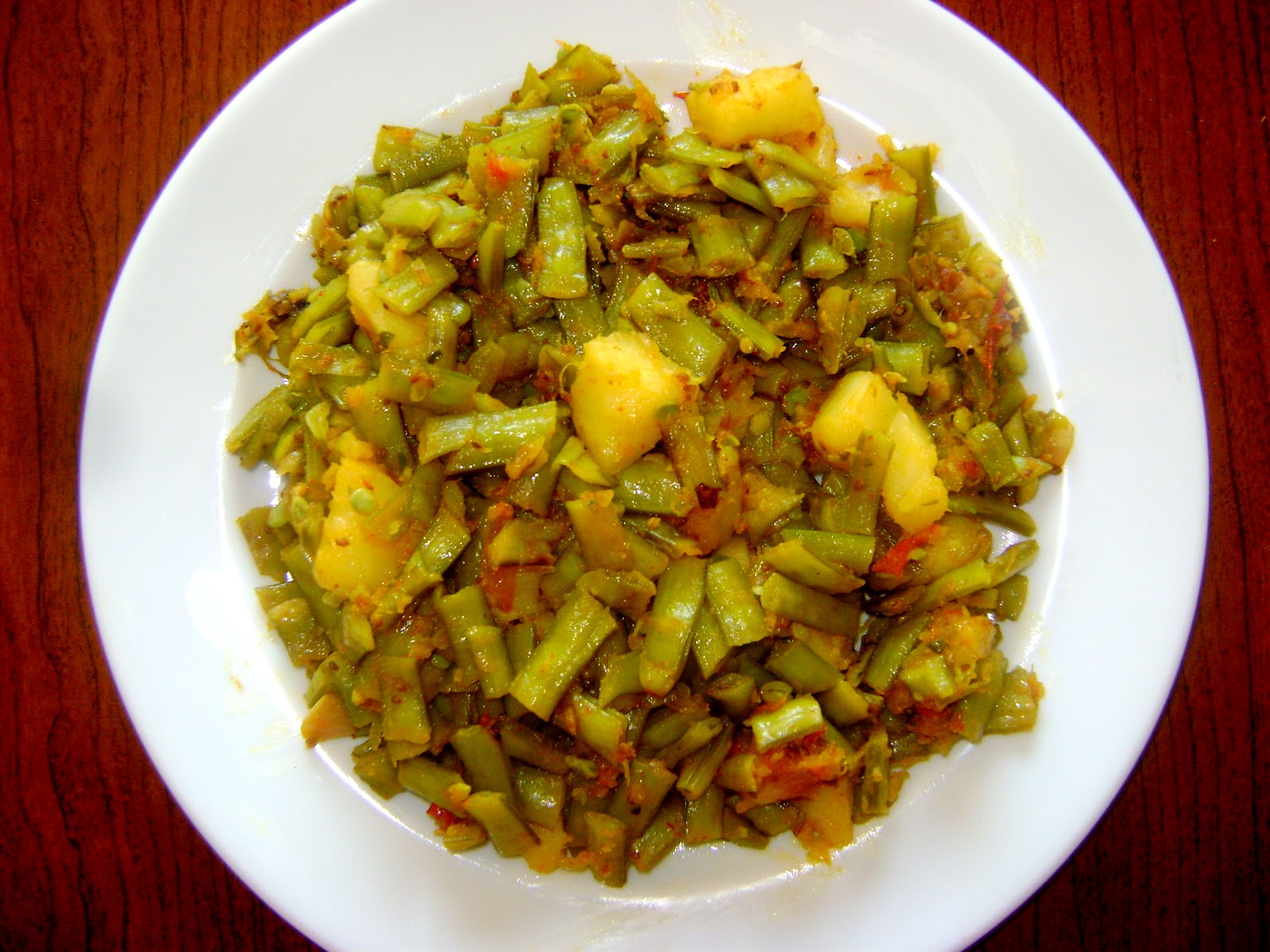 Cluster beans vegetable ( gavar ki phali ki sabzi) ~ My World Delight