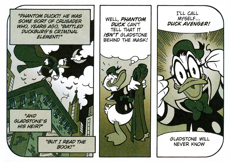 Disney Comics Randomness: The origin of the Duck Avenger