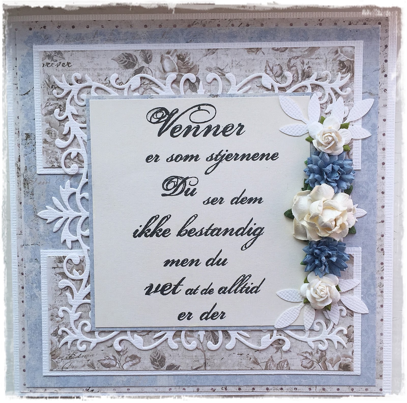 Jeanetts kortblogg: Kort med tekst.