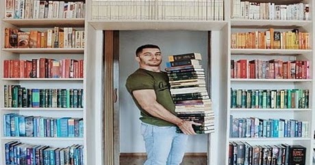 Inspirasi! Membuat Rak Buku Unik, Agar Terlihat Buku Tersusun Rapi Dan ...