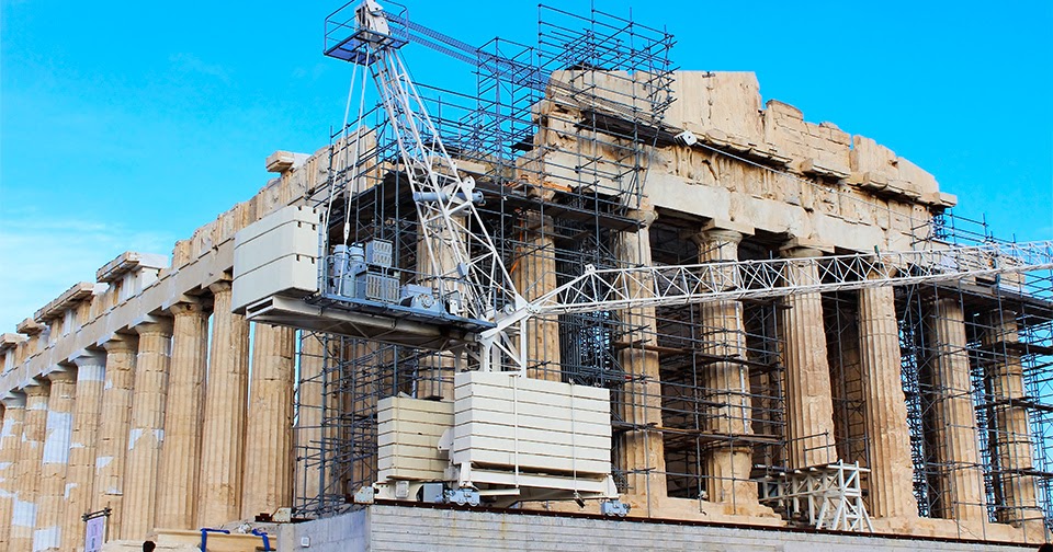 Inside the Parthenon restoration project | Baring the Aegis