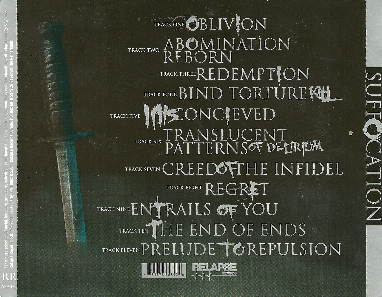 Cries from the Quiet World: Suffocation "Suffocation"