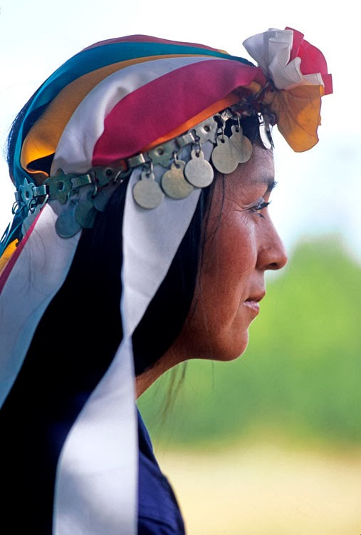 Fascinating Humanity: Chile: Mapuche Woman In Traditional Costume