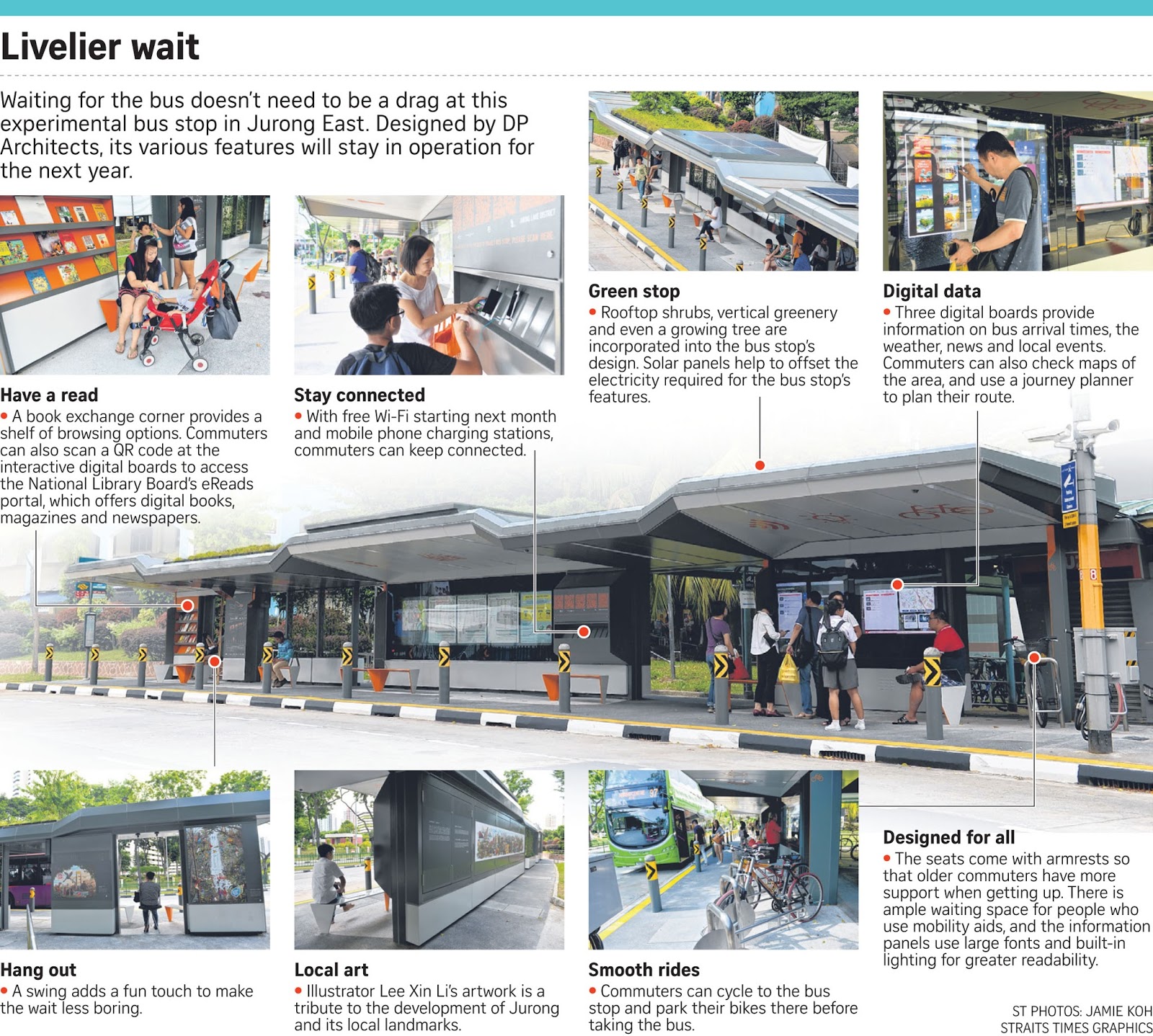 Bus stop, Bus, Jurong east