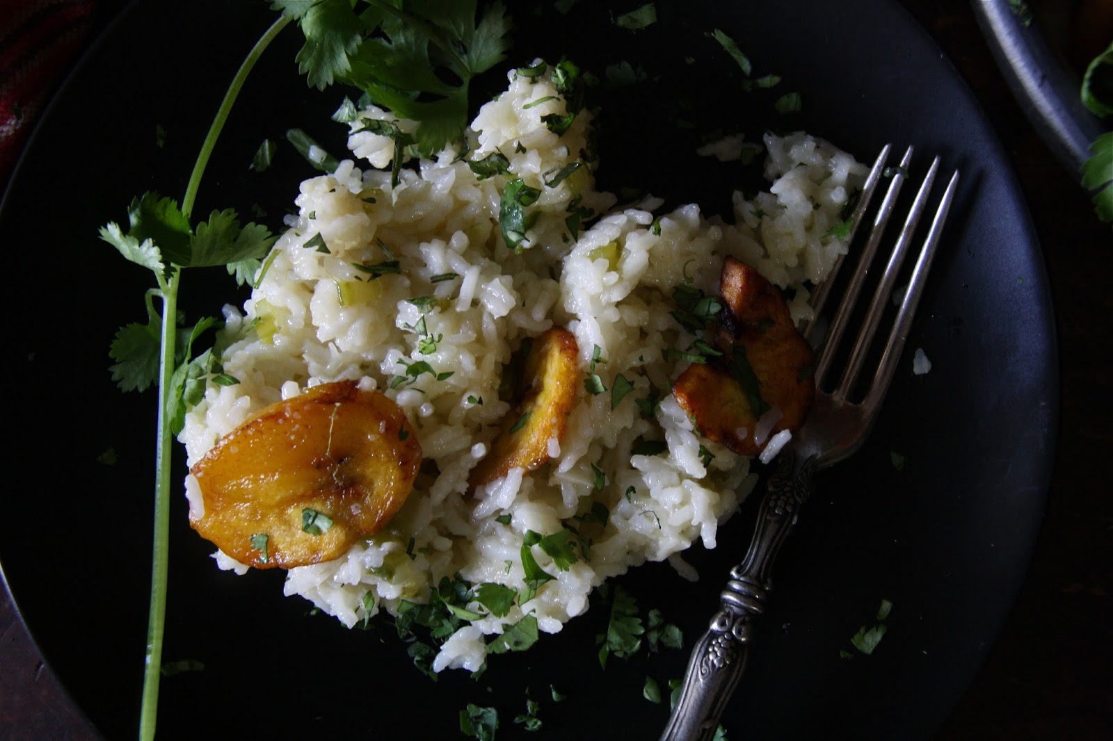 salted sugared spiced™: Mexican White Rice with Fried Plantains