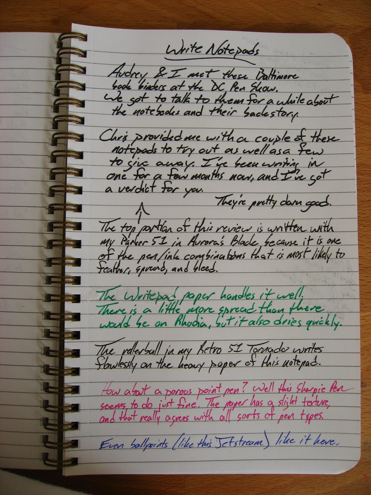 Write Notepads The Deep