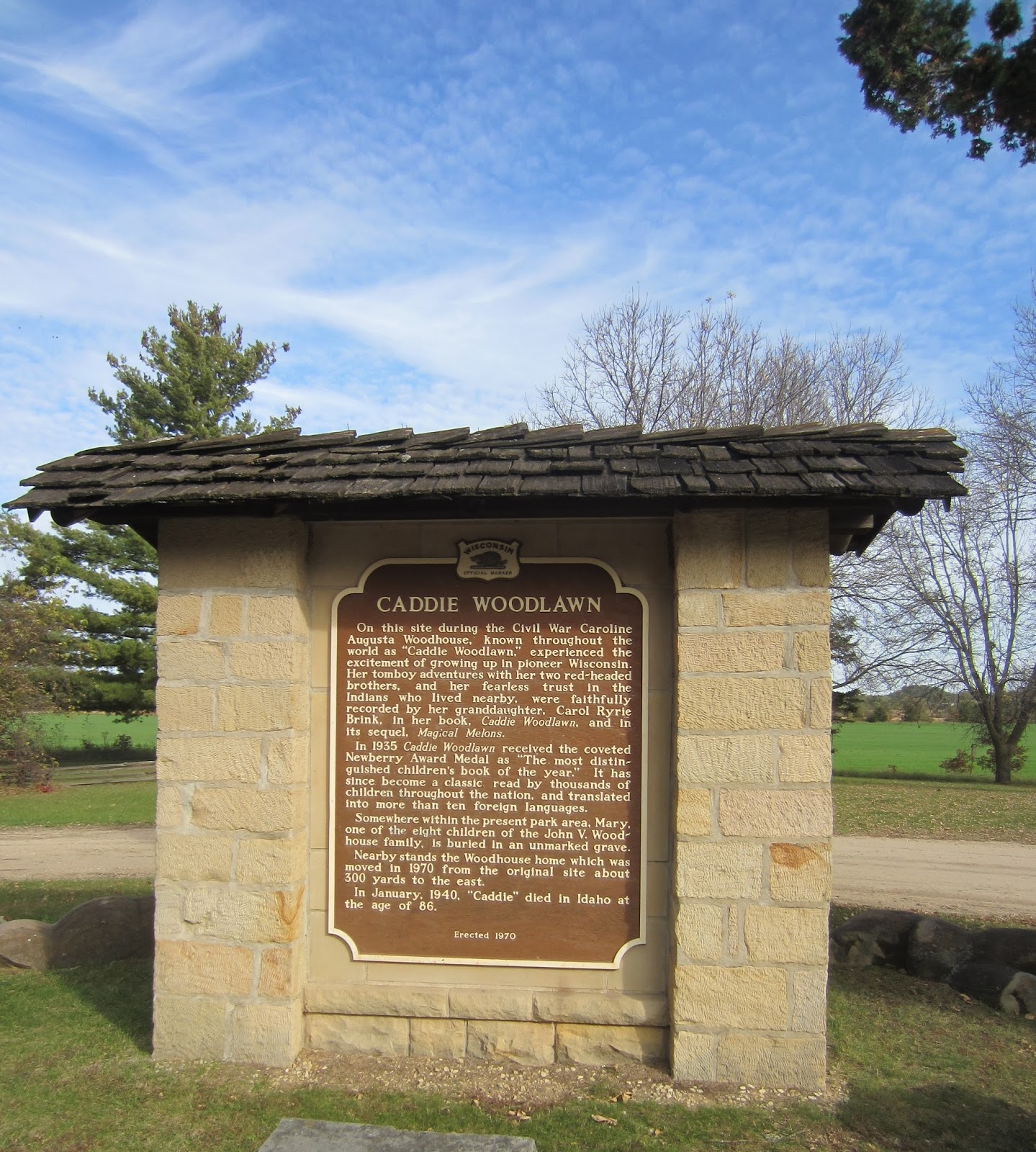Souvenir Chronicles: WISCONSIN: CADDIE WOODLAWN HISTORICAL PARK