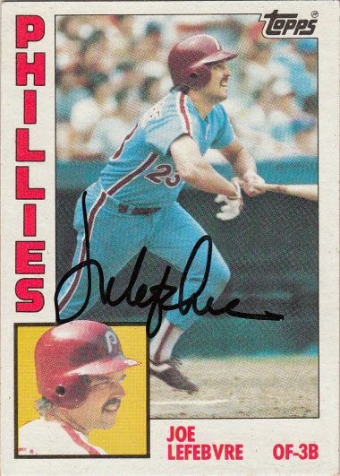 Daily Autograph: Joe Lefebvre