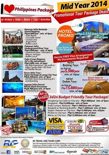 Great Travel Deals! : Promo Tour Package Mid Year 2014!
