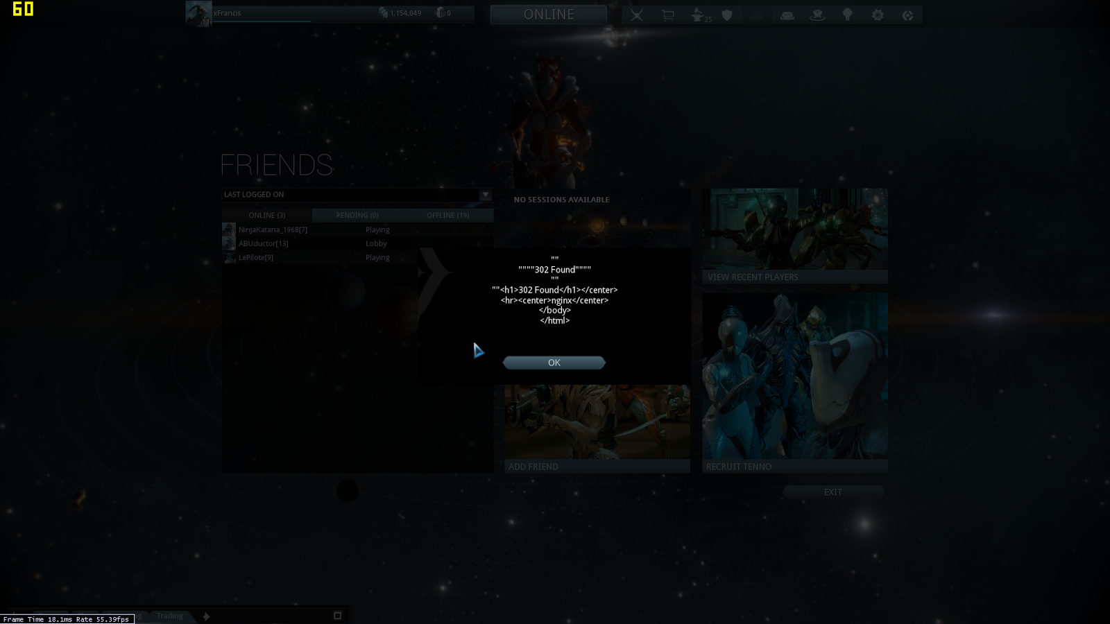 Two Ui Bugs General Warframe Forums 2709