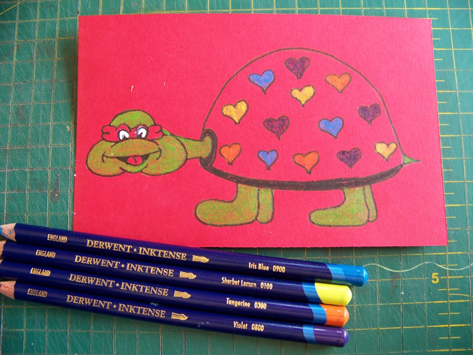 A Pretty Talent Blog: Cardmaking: Drawing and Making a Teenage Mutant ...