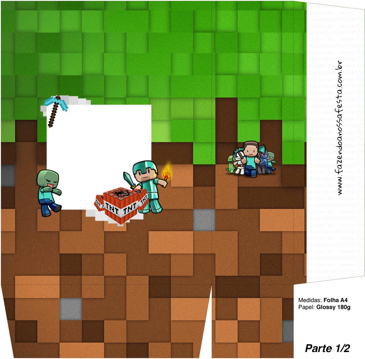 Minecraft: Cajas para Imprimir Gratis. - Oh My Fiesta! Friki