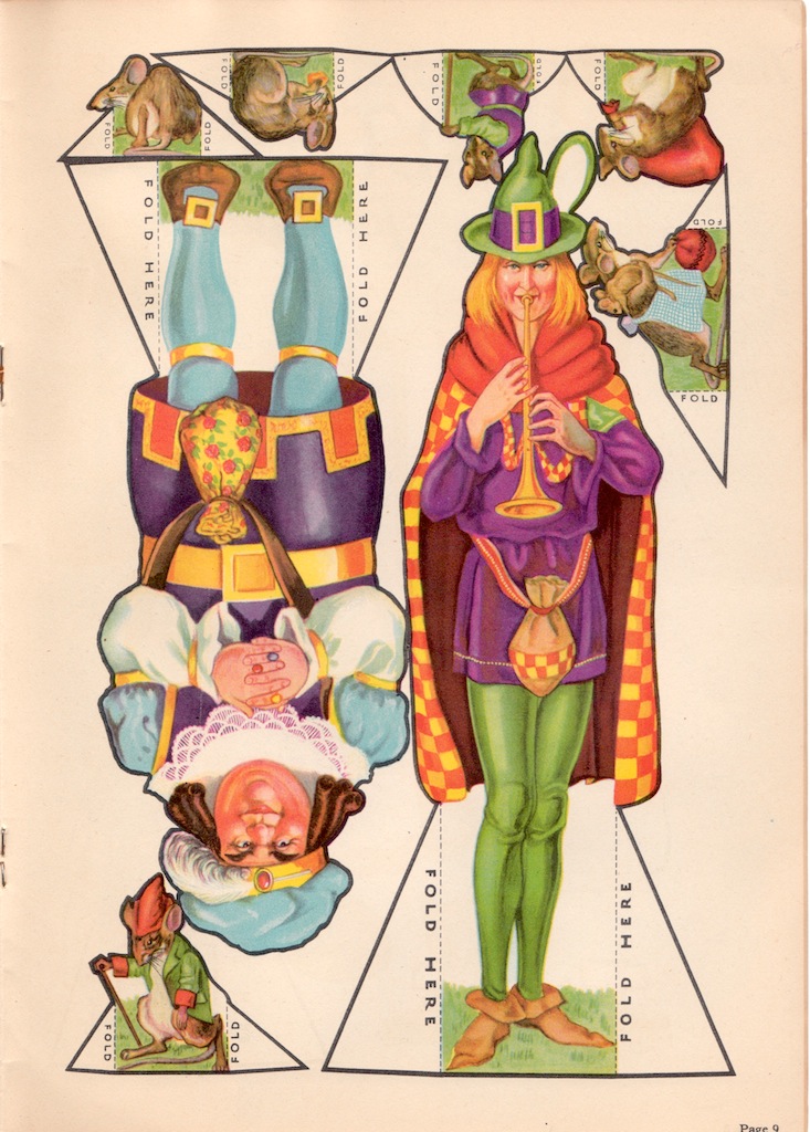 The Paper Collector: The Pied Piper cut out story book, c. 1930s