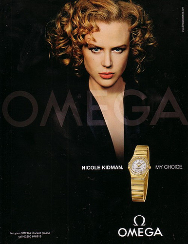 Fashion Celebrity: Nicole Kidman Omega Watch