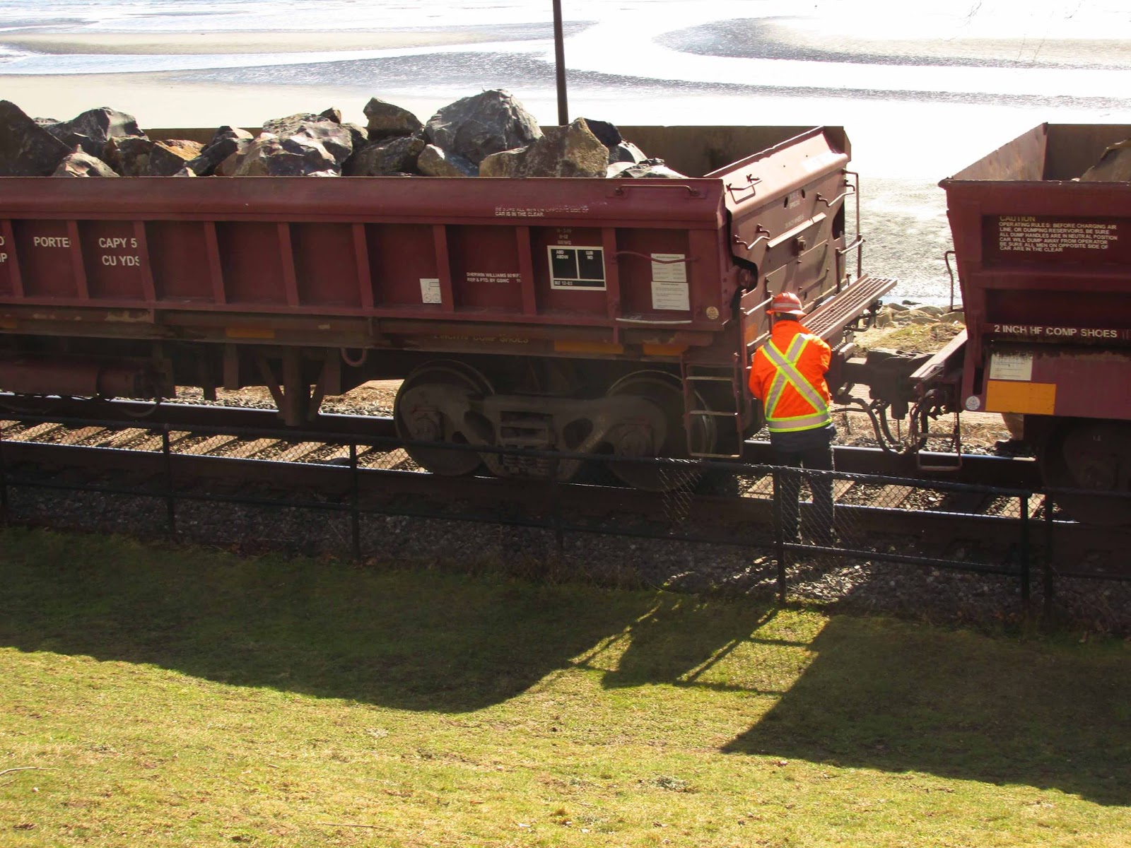 Industrial History: MoW: Side Dump Cars