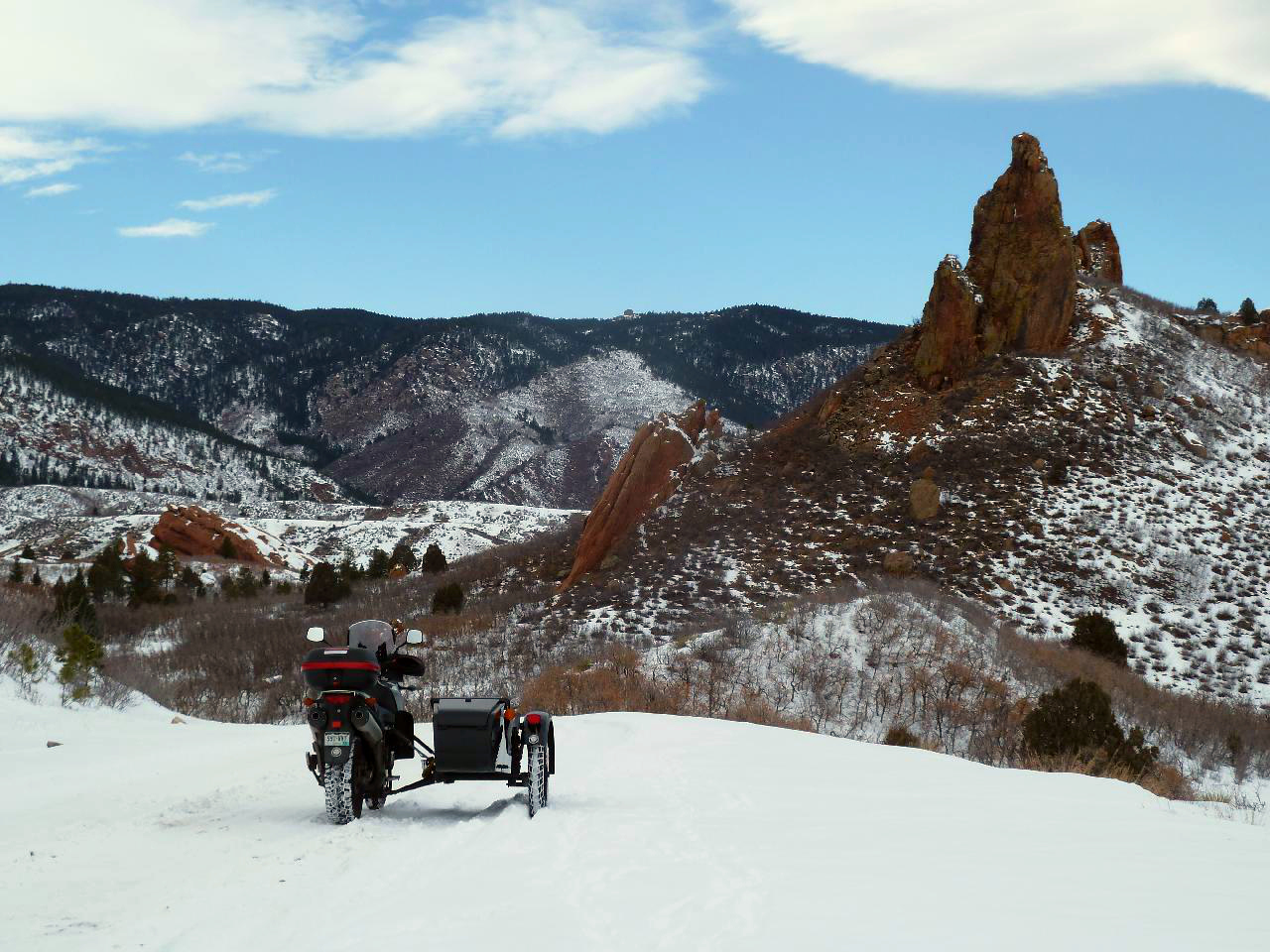 A Redleg's Rides : Castlewood Canyon and Perry Park after Christmas Ride