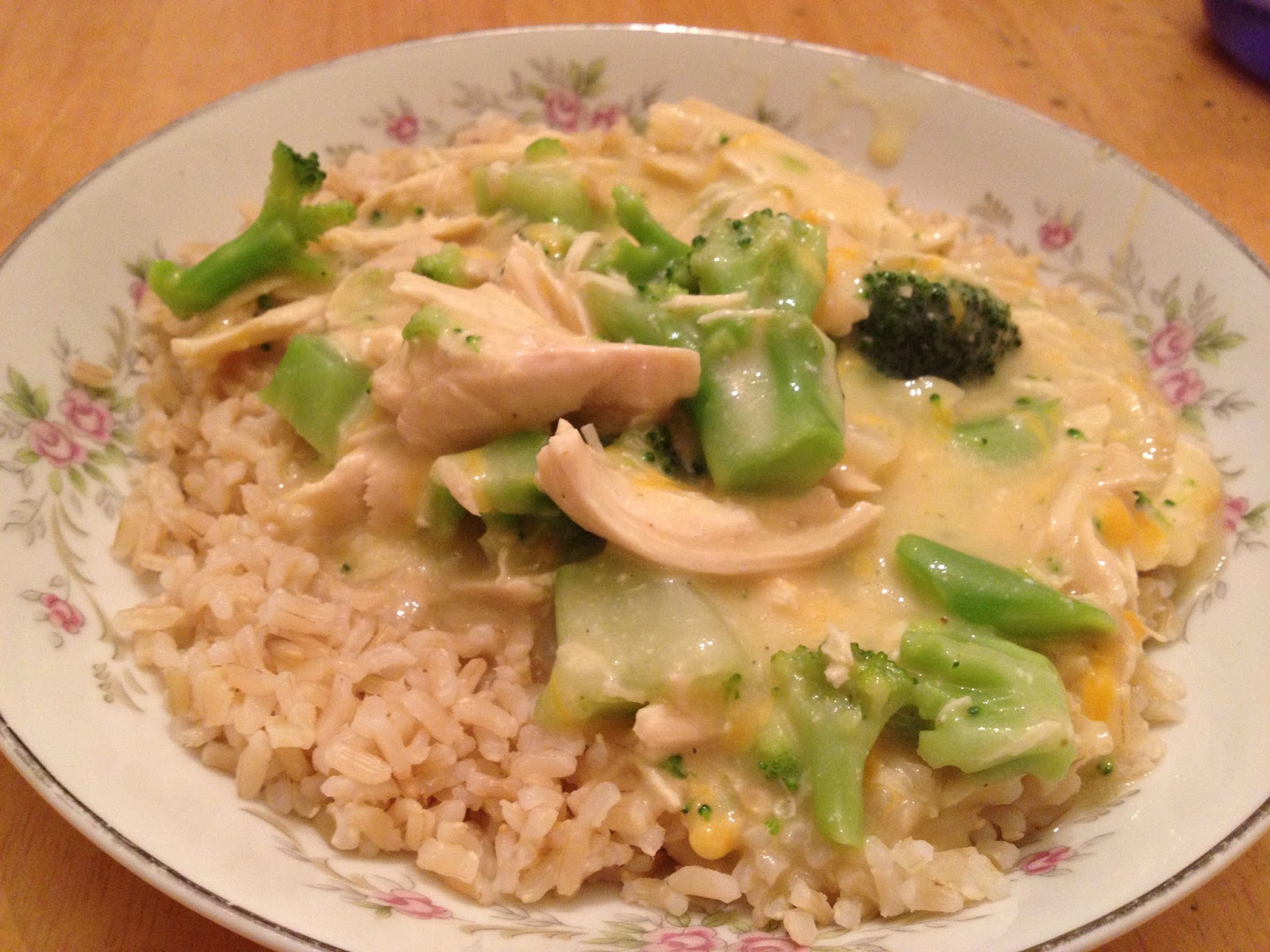 Chef Shann: Crockpot Cheesy Chicken and Broccoli over Rice