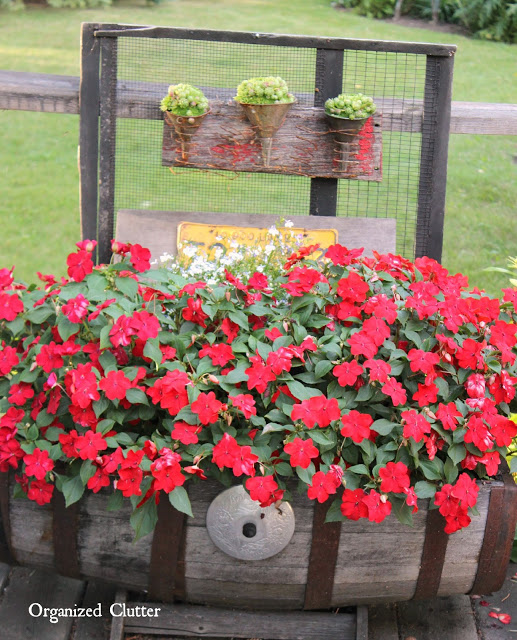 From Spring Junk Yard to Summer Junk Garden - Organized Clutter