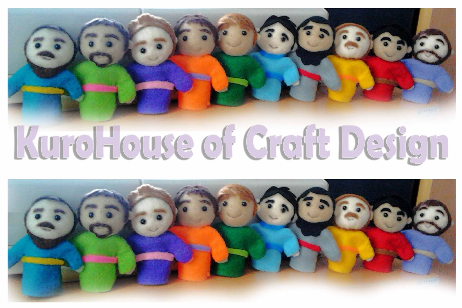 KuroHouse of Craft: Finger Puppet Peoples
