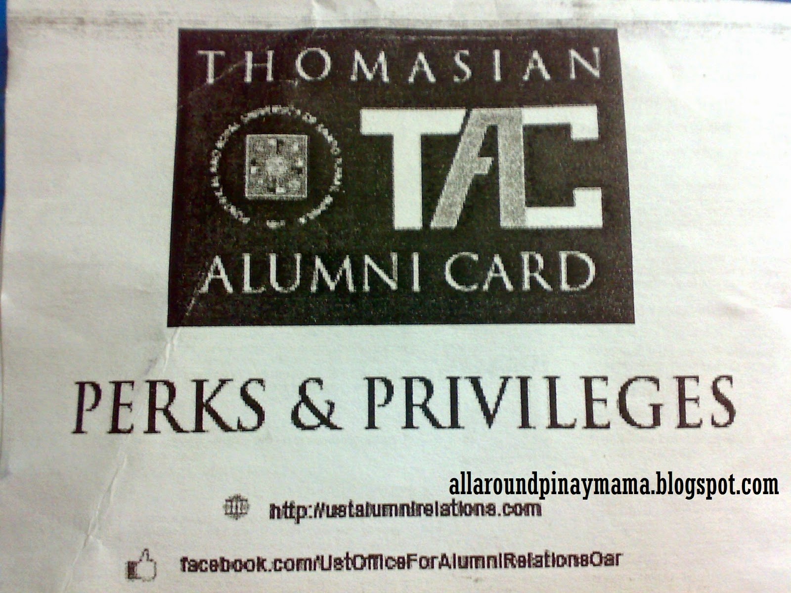 Thank God I Got My UST Alumni Card! | All-Around Pinay Mama