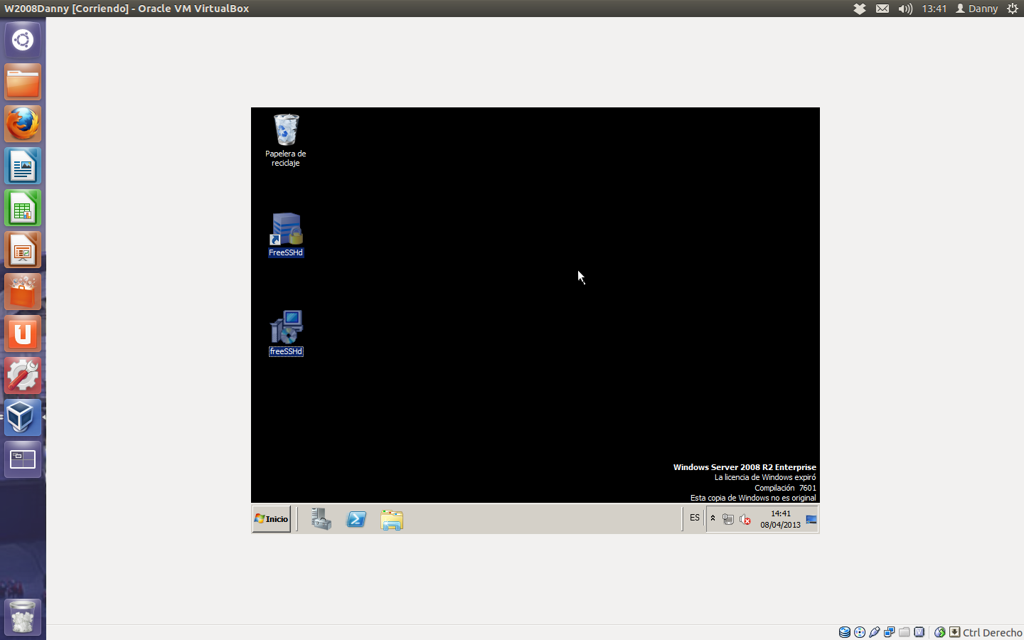 BASICAMENTE REDES : SSH en Windows Server 2008