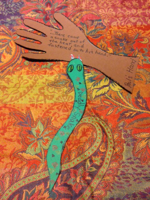 Children's Bible Lessons: Lesson - Paul Is Bitten By A Deadly Snake!