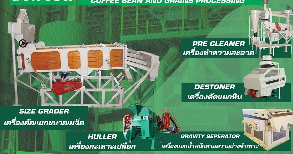 Coffee Construct: เครื่องคัดเเยกขนาดเมล็ดกาเเฟ Size Grader Coffee