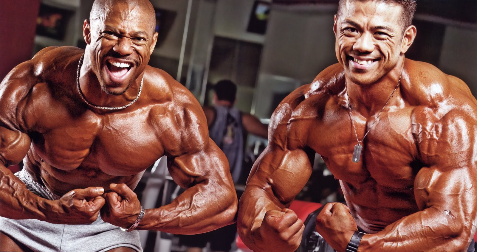 the beauty of male muscle: Richard & Ray