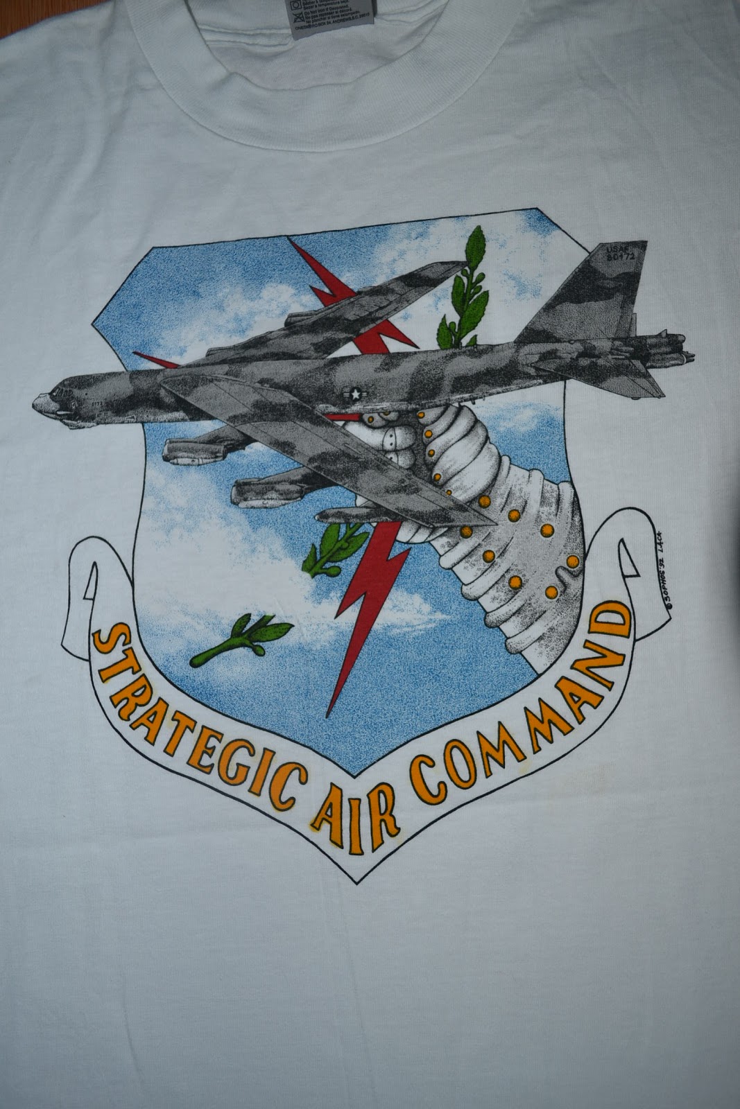 OldSchoolZone: Vintage STRATEGIC AIR COMMAND T-shirt (SOLD)