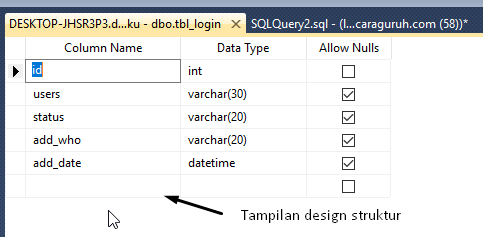 Pengenalan SQL SERVER Cara Membuat Database dan Table - Blog Mas Guruh ...