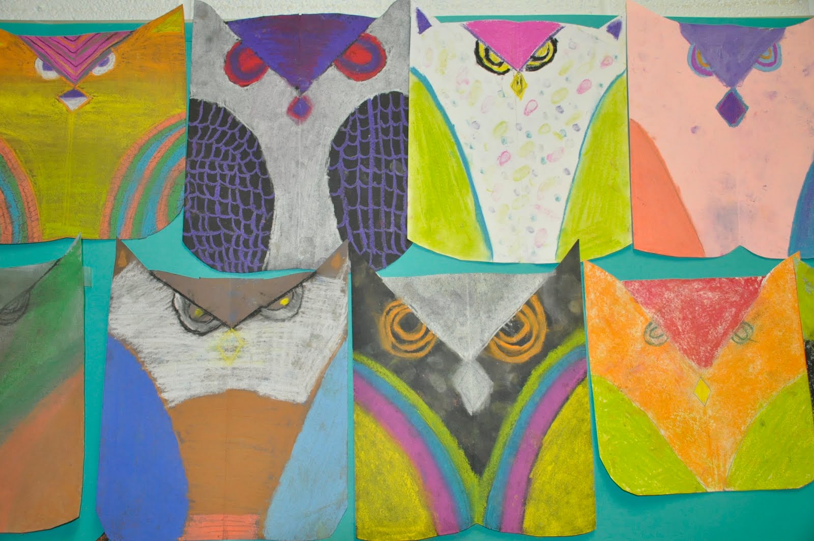 Cook-Wissahickon Art Department: Symmetry Owls