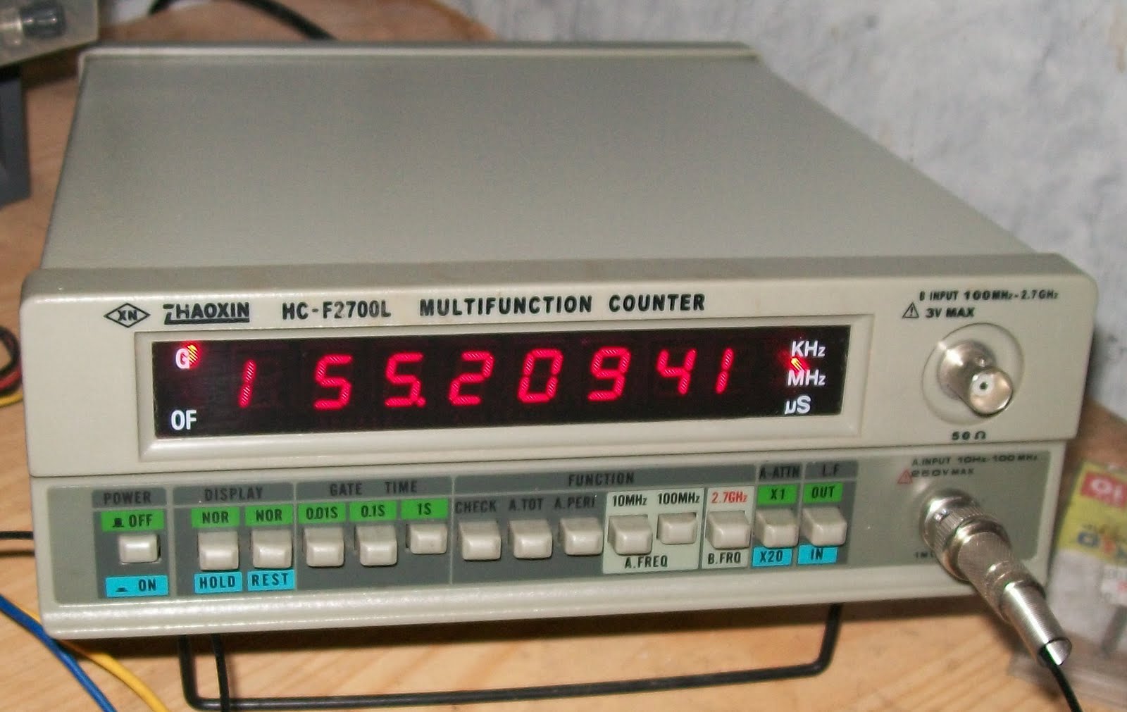 Iman Setiawan: 155 MHz Frequency Counter Kit