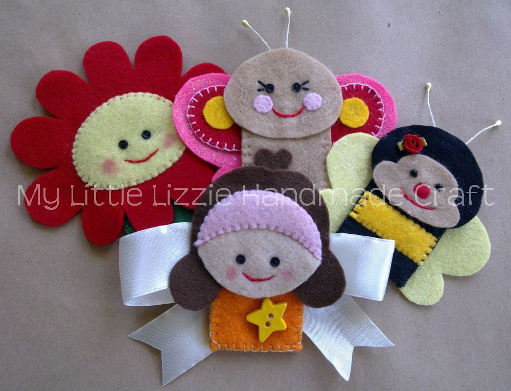 My Little Lizzie Handmade Craft: Lizzie@Storytime - Finger Puppets