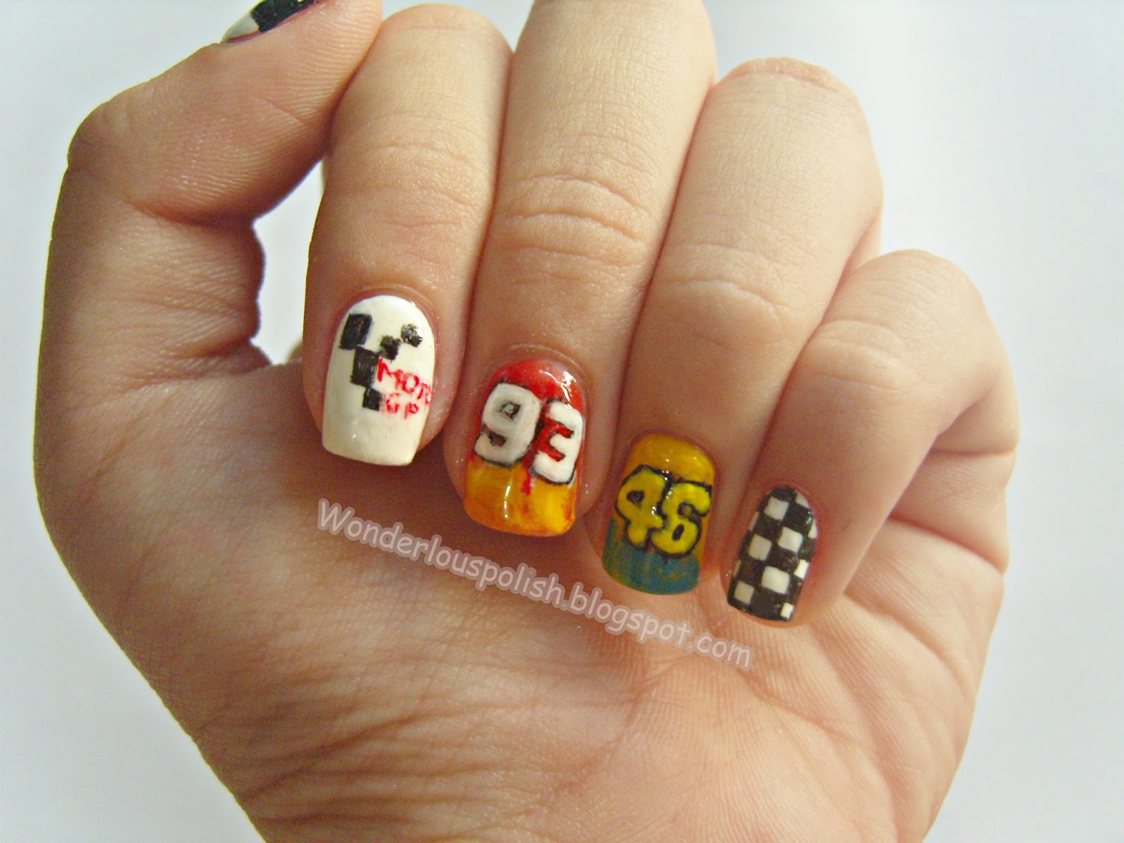 SweetlyPolishedd: MotoGP Nails